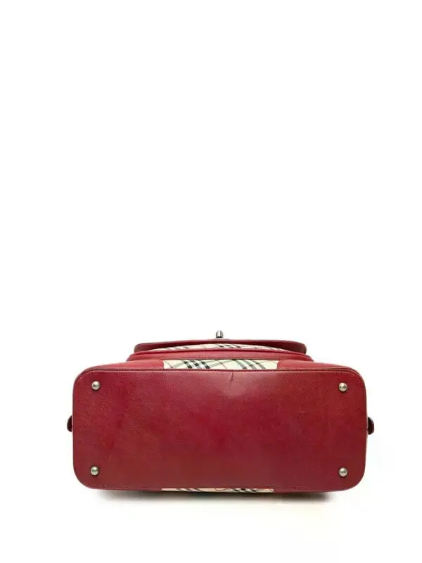 Burberry Nova Check Canvas Handbag