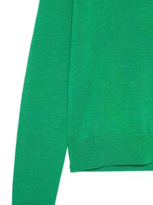 Iceberg V-neck Long-sleeve Sweater