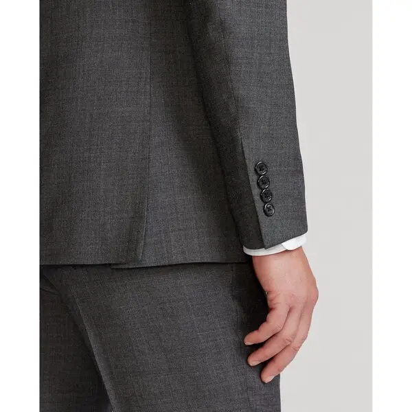 Ralph Lauren Polo Tailored Fit Wool Sharkskin Suit