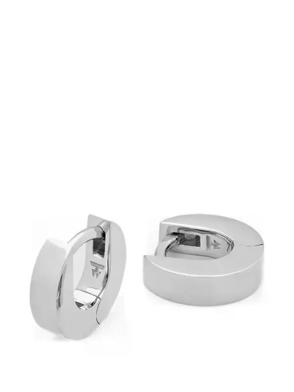 Tom Wood Beck Huggie Earrings - Silver