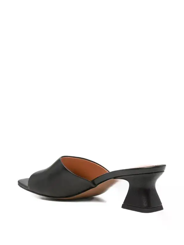BIBI LOU Square Toe Mules - Black