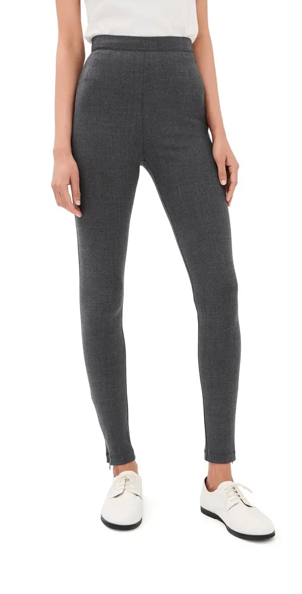 JIL SANDER Stretch Wool Tailored Leggings - Asphalt