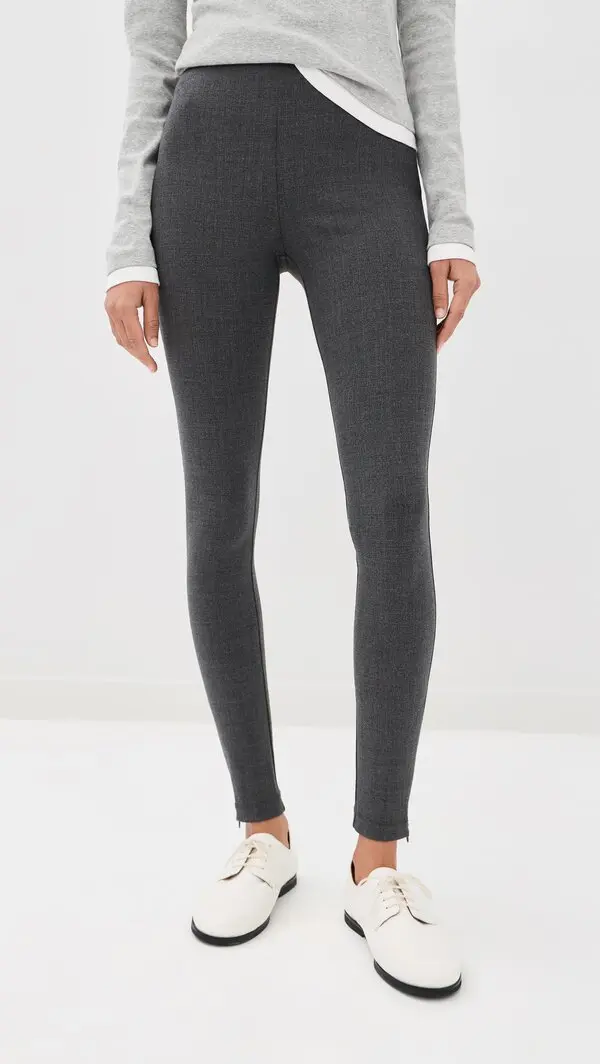 JIL SANDER Stretch Wool Tailored Leggings