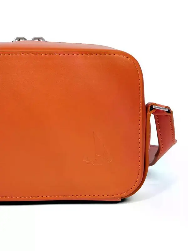 Paul Smith Zipped Leather Shoulder Bag - Orange