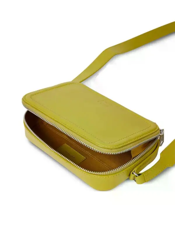 Paul Smith Embossed Leather Shoulder Bag - Green