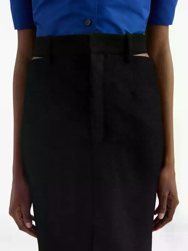 JIL SANDER Cut-out Midi Skirt