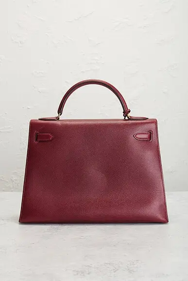 Hermès Courchevel Kelly 28 Handbag - Bordeaux