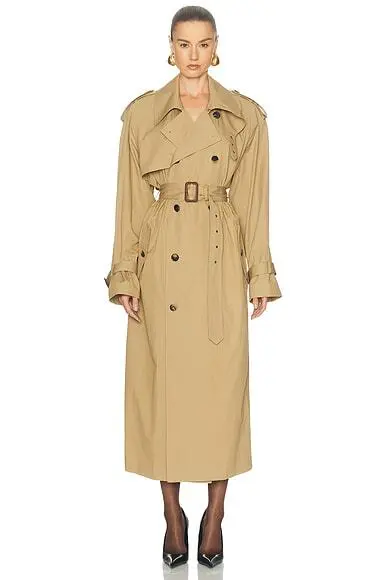 Saint Laurent Oversize Trench Coat
