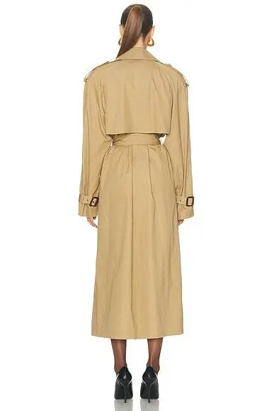 Saint Laurent Oversize Trench Coat