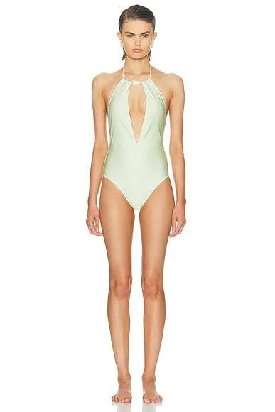 SHANI SHEMER Lennox One Piece Swimsuit - Mint