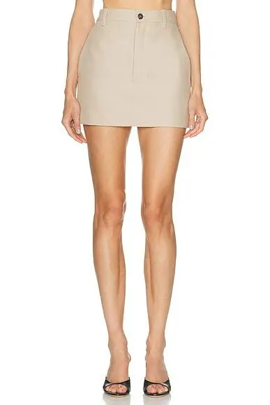 Wardrobe.NYC Drill Mini Skirt