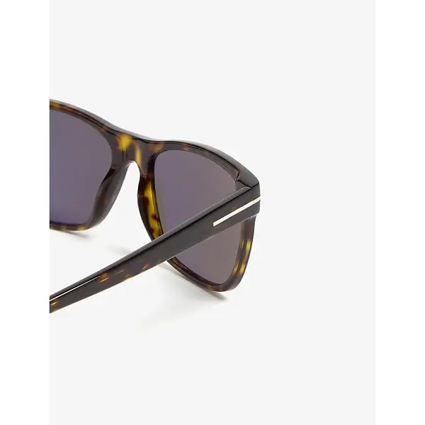TOM FORD Giulio Rectangle-frame Sunglasses