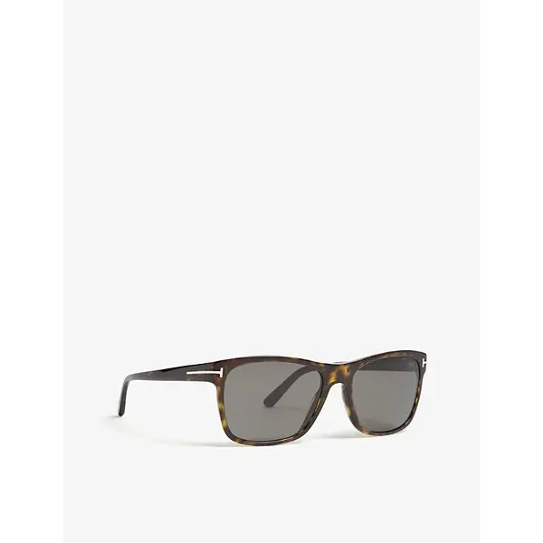 TOM FORD Giulio Rectangle-frame Sunglasses