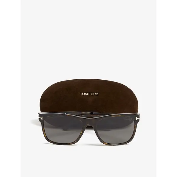 TOM FORD Giulio Rectangle-frame Sunglasses