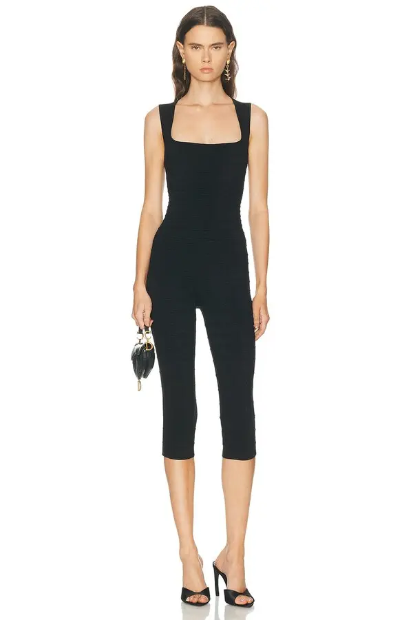 Retrofete Leana Jumpsuit - Metallic Black