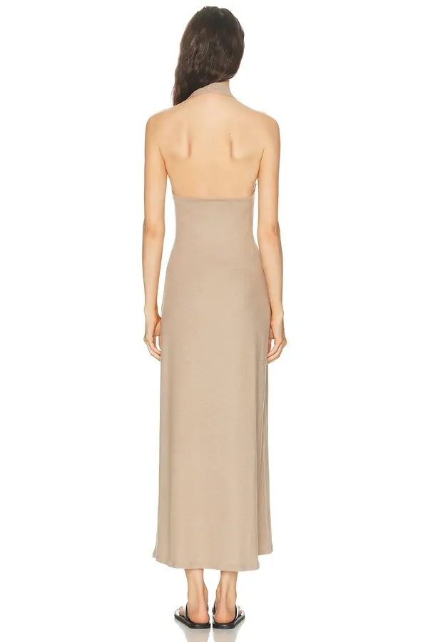 LESET Halter Maxi Dress