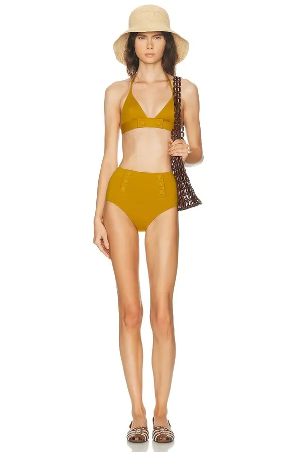 ERES Bord Bikini Top - Or