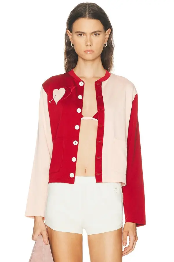 BODE Wonderland Cardigan - Red & Pink