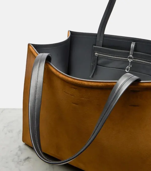 Phoebe Philo Large Slouch Cabas Suede Tote Bag