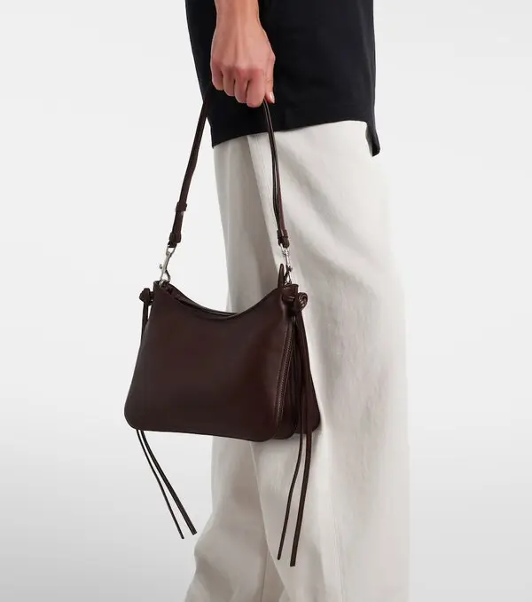 Phoebe Philo Small Gig Leather Shoulder Bag