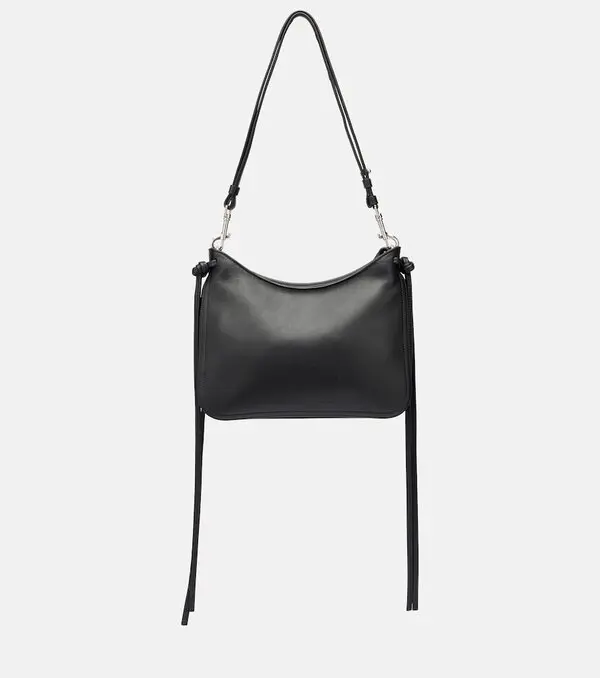 Phoebe Philo Small Gig Leather Shoulder Bag - Black