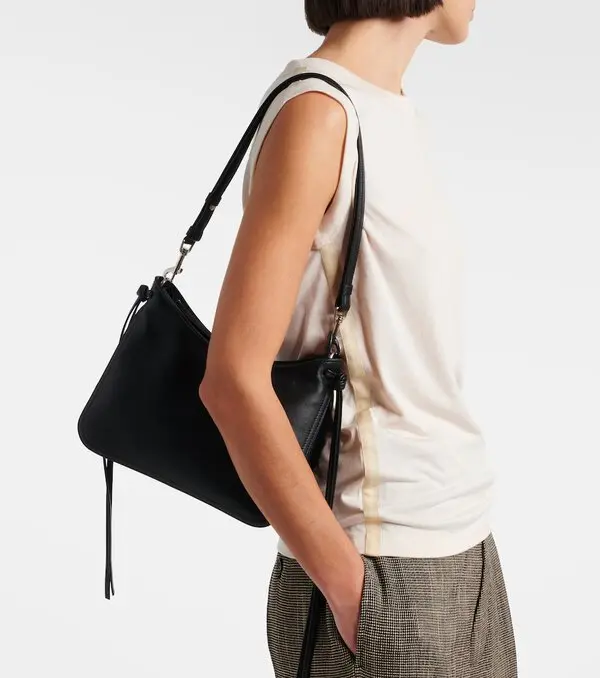 Phoebe Philo Small Gig Leather Shoulder Bag