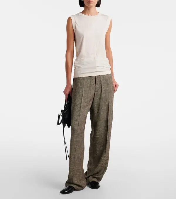Phoebe Philo Small Gig Leather Shoulder Bag