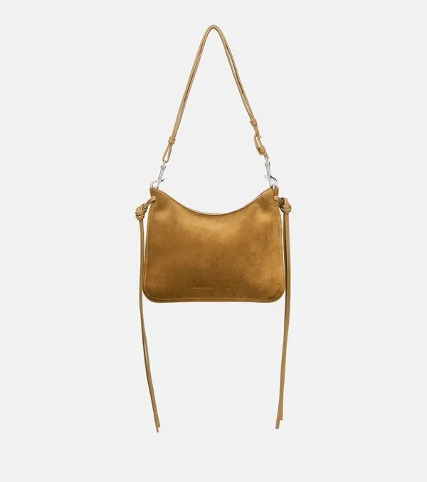 Phoebe Philo Small Gig Suede Shoulder Bag - Brown
