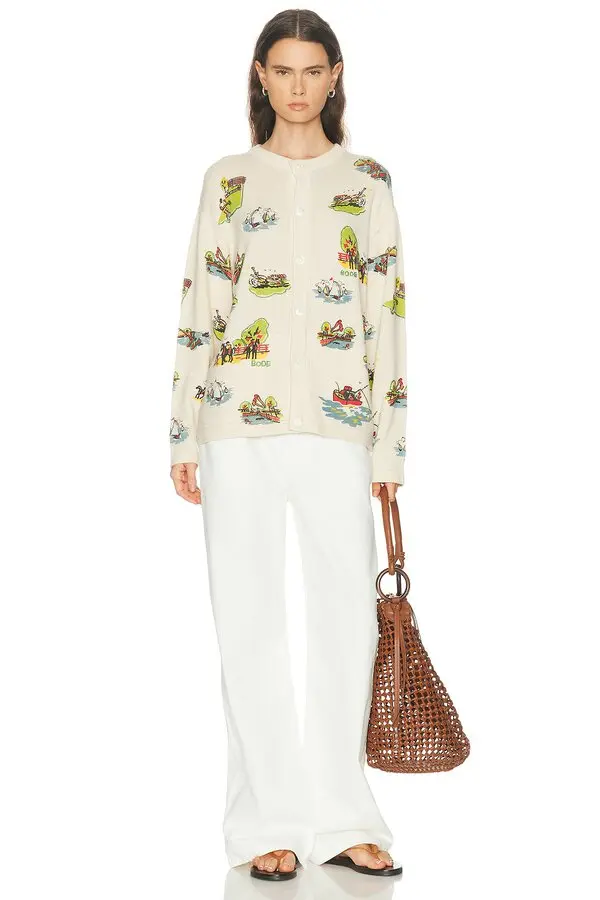 BODE Beaded Camp Cardigan