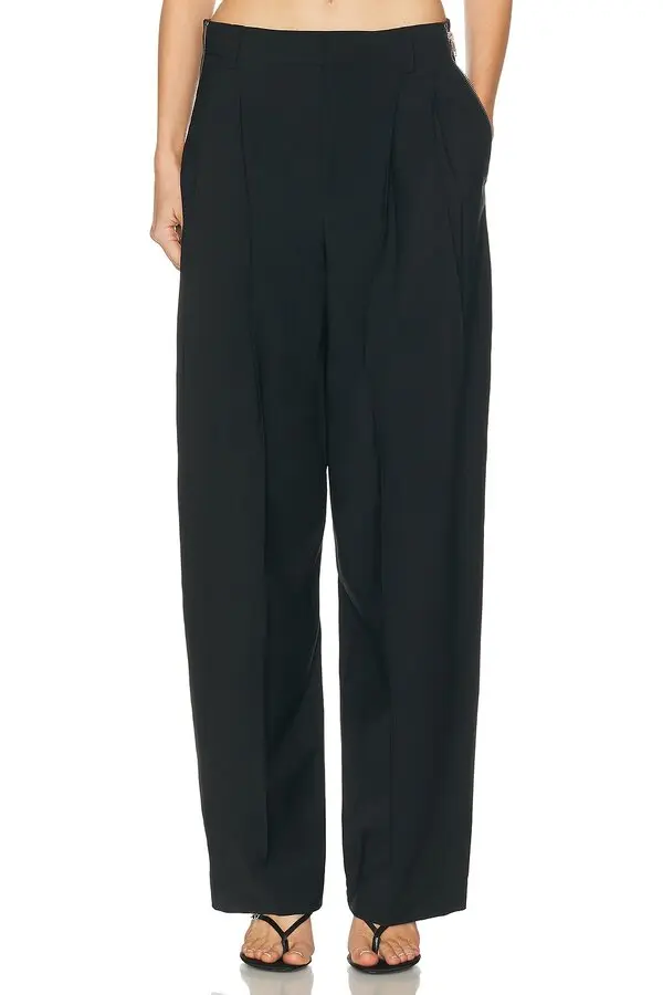 Alexander Wang Mid-rise Tailored Pant - Black