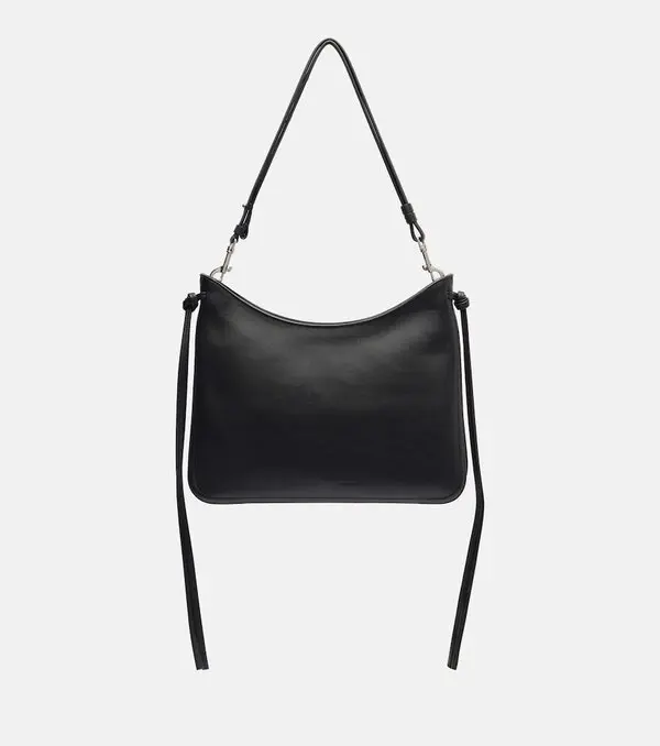 Phoebe Philo Gig Leather Shoulder Bag - Black