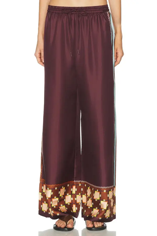 ALEMAIS Wilson Silk Pant