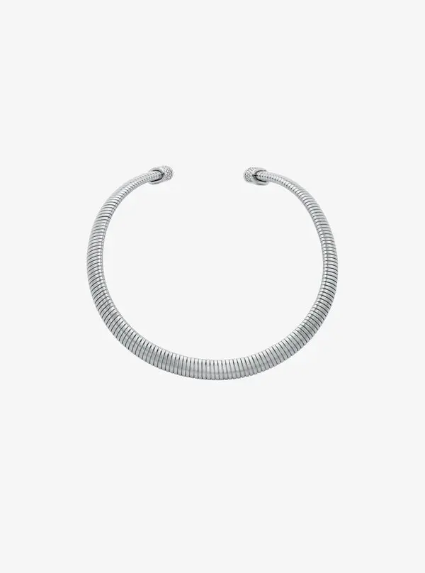 Michael Kors Pavé Collar Necklace - Silver