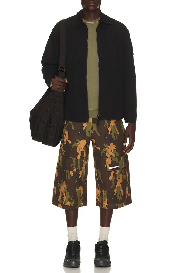 Stone Island Garment Dyed Cotton Ripstop Overshirt