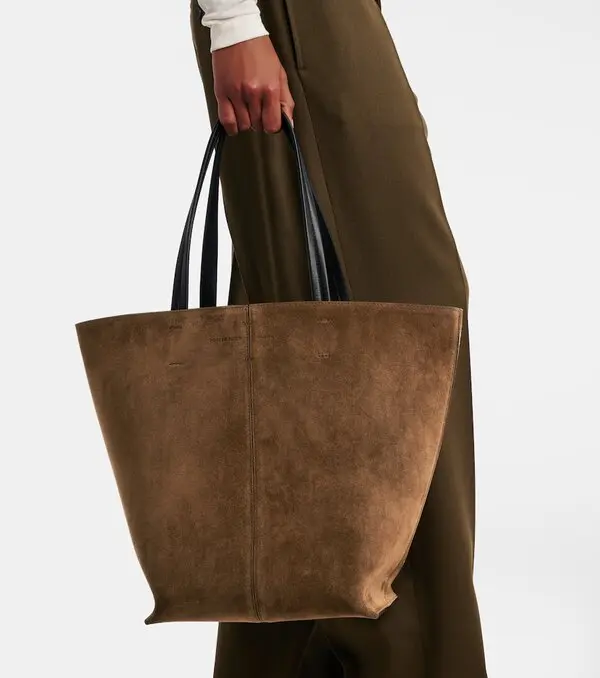 Phoebe Philo Pot Cabas Suede Tote Bag