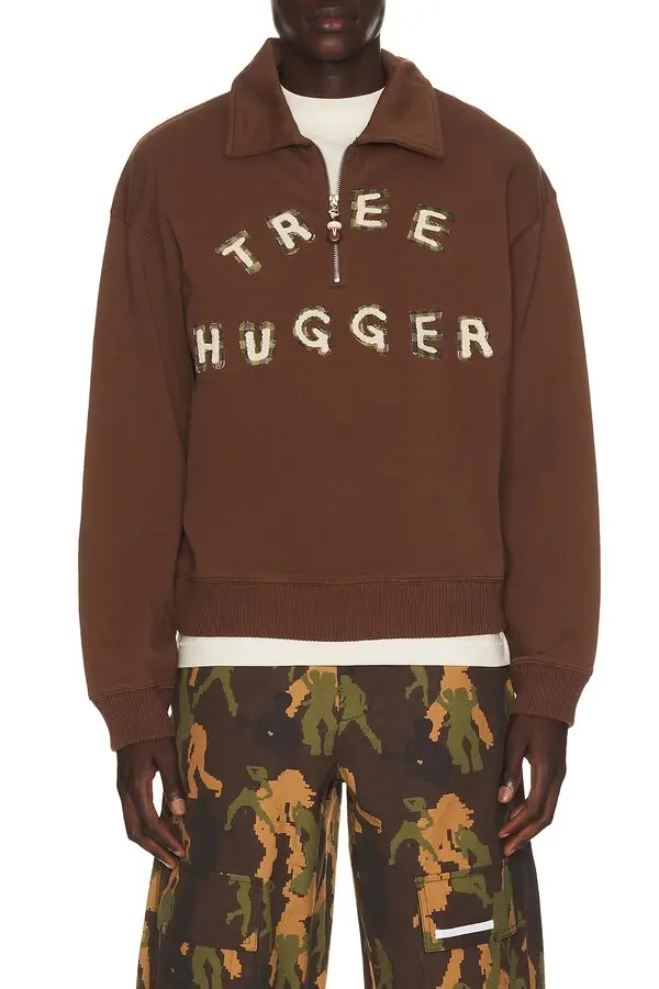 STORY MFG. Geo Pullover - Brown Tree Hugger