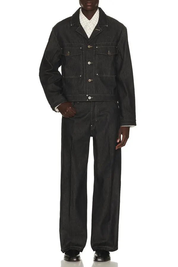 LEMAIRE Trucker Jacket With Studs