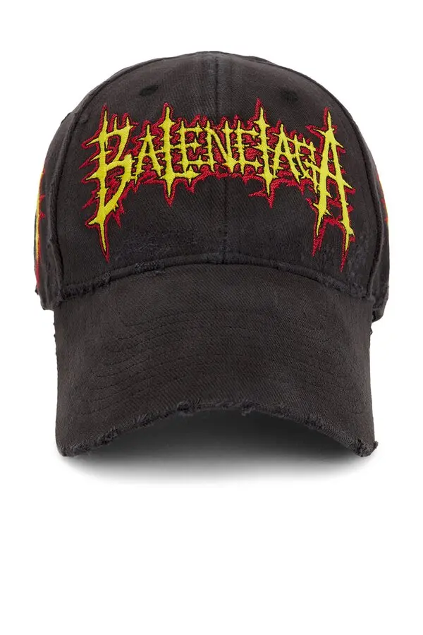 Balenciaga Cap - Faded Black