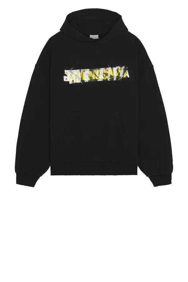 Balenciaga Medium Fit Hoodie - Black