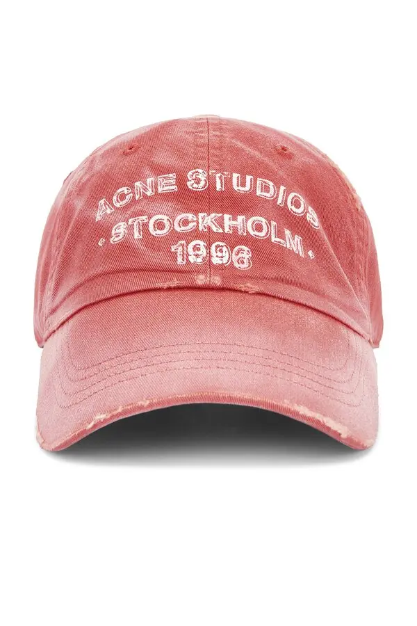 Acne Studios Cuddy Sunkissed Cap - Red