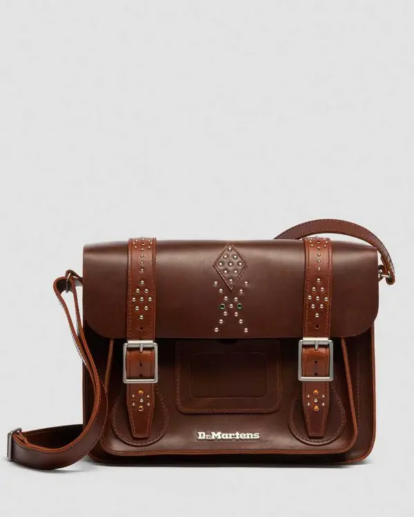 Dr. Martens 11-inch Mayhem Leather Satchel - Tan