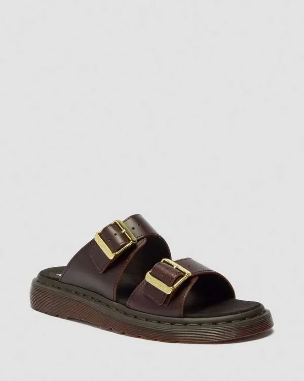 Dr. Martens Josef Atlas Leather Sandals - Brown