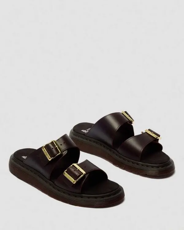 Dr. Martens Josef Atlas Leather Sandals - Brown