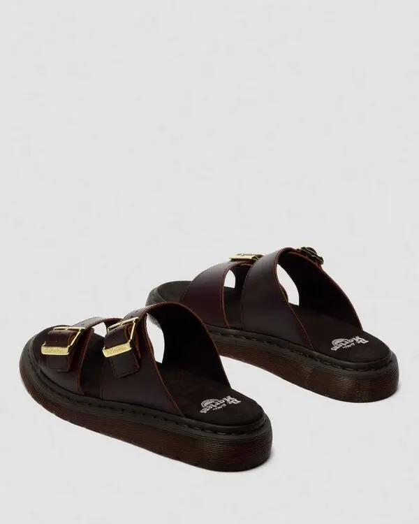 Dr. Martens Josef Atlas Leather Sandals - Brown