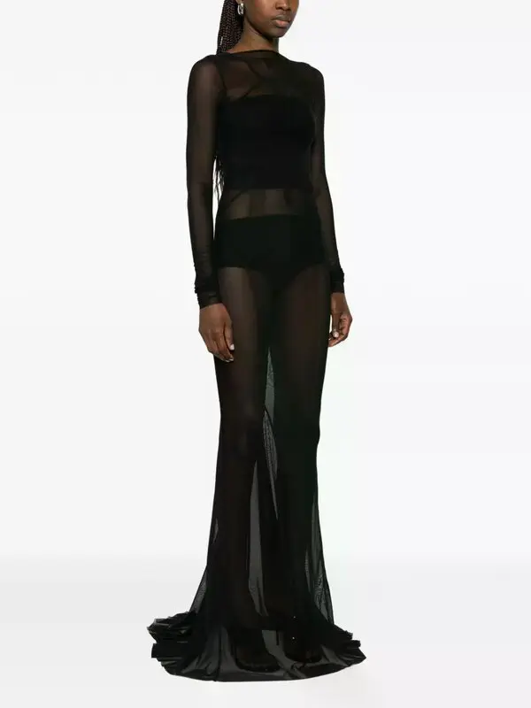 Rick Owens Crew-neck Maxi Dress