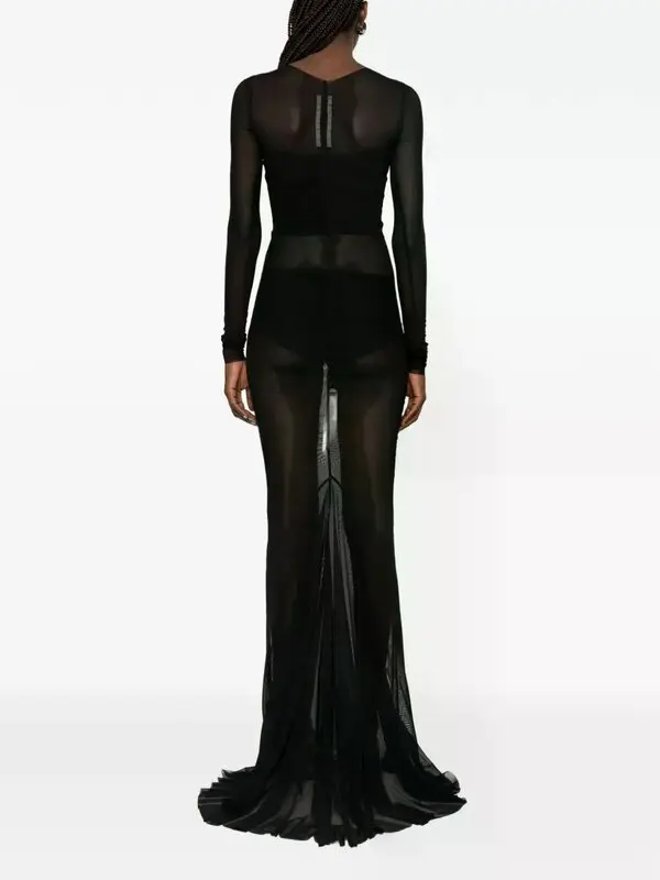 Rick Owens Crew-neck Maxi Dress