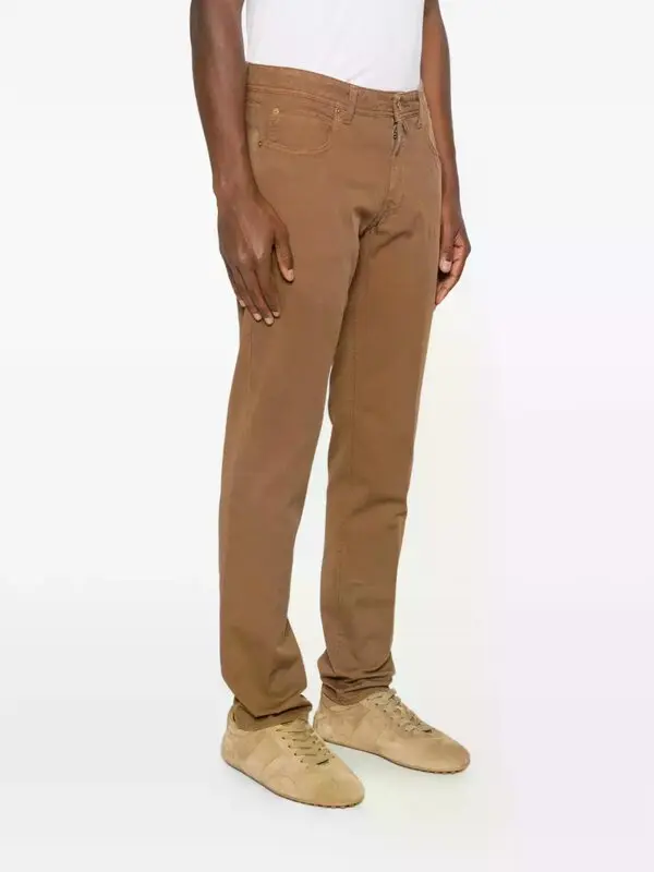 BRIGLIA 1949 Five-pocket Trousers - Brown