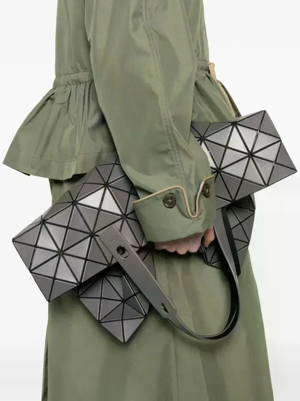 Issey Miyake Geometric-pattern Tote Bag - Grey