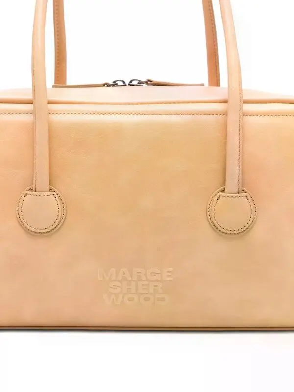 MARGESHERWOOD Leather Shoulder Bag - Neutrals