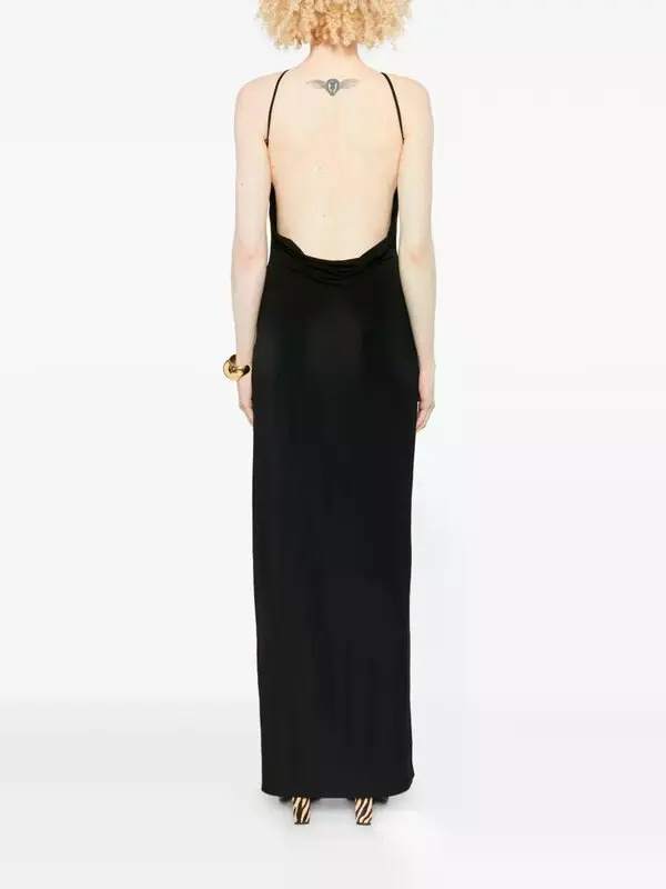 Cult Gaia Vaela Halterneck Maxi Dress